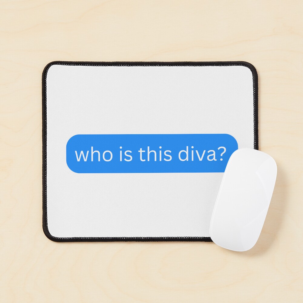 "Who is this diva?" Sticker for Sale by Marijadeco | Redbubble