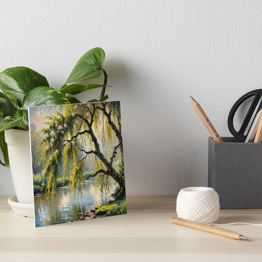 "willow tree" Sticker by melissabeta | Redbubble