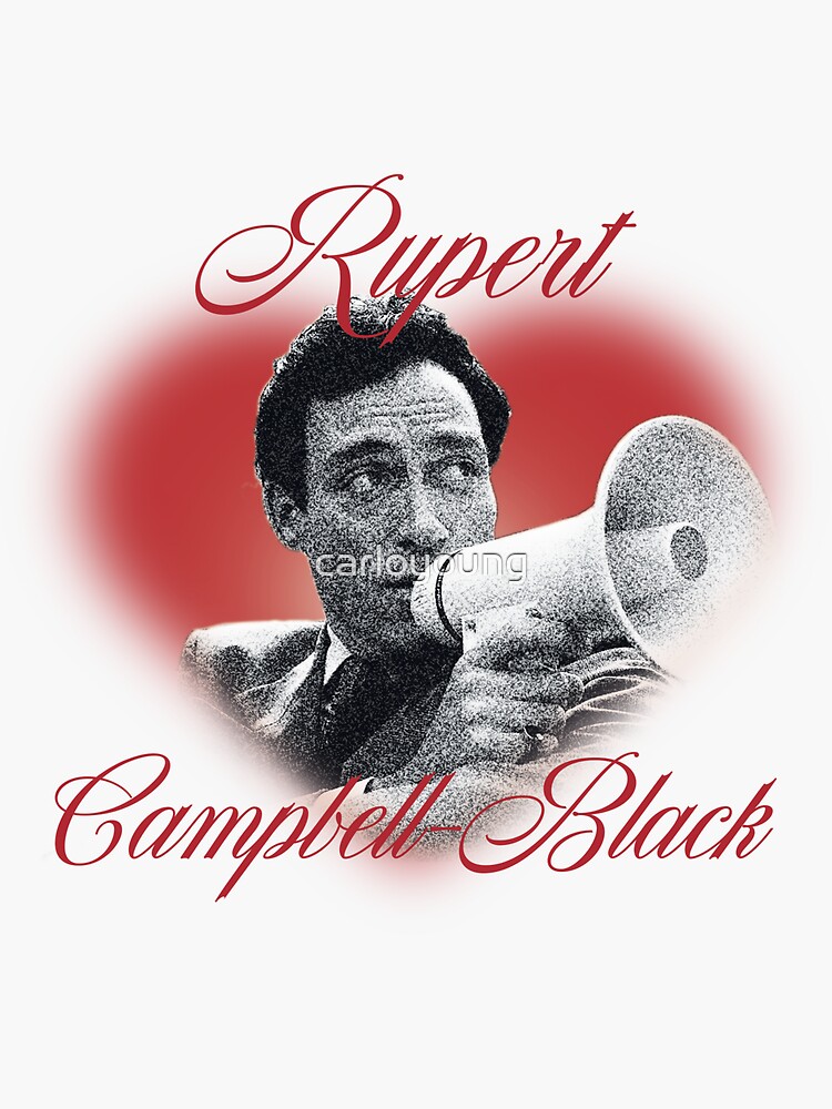 "Rivals Rupert Campbell-Black Design" Sticker for Sale by carloyoung ...