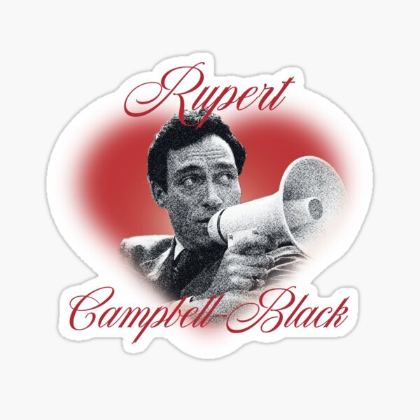 "Rivals Rupert Campbell-Black Design" Sticker for Sale by carloyoung ...
