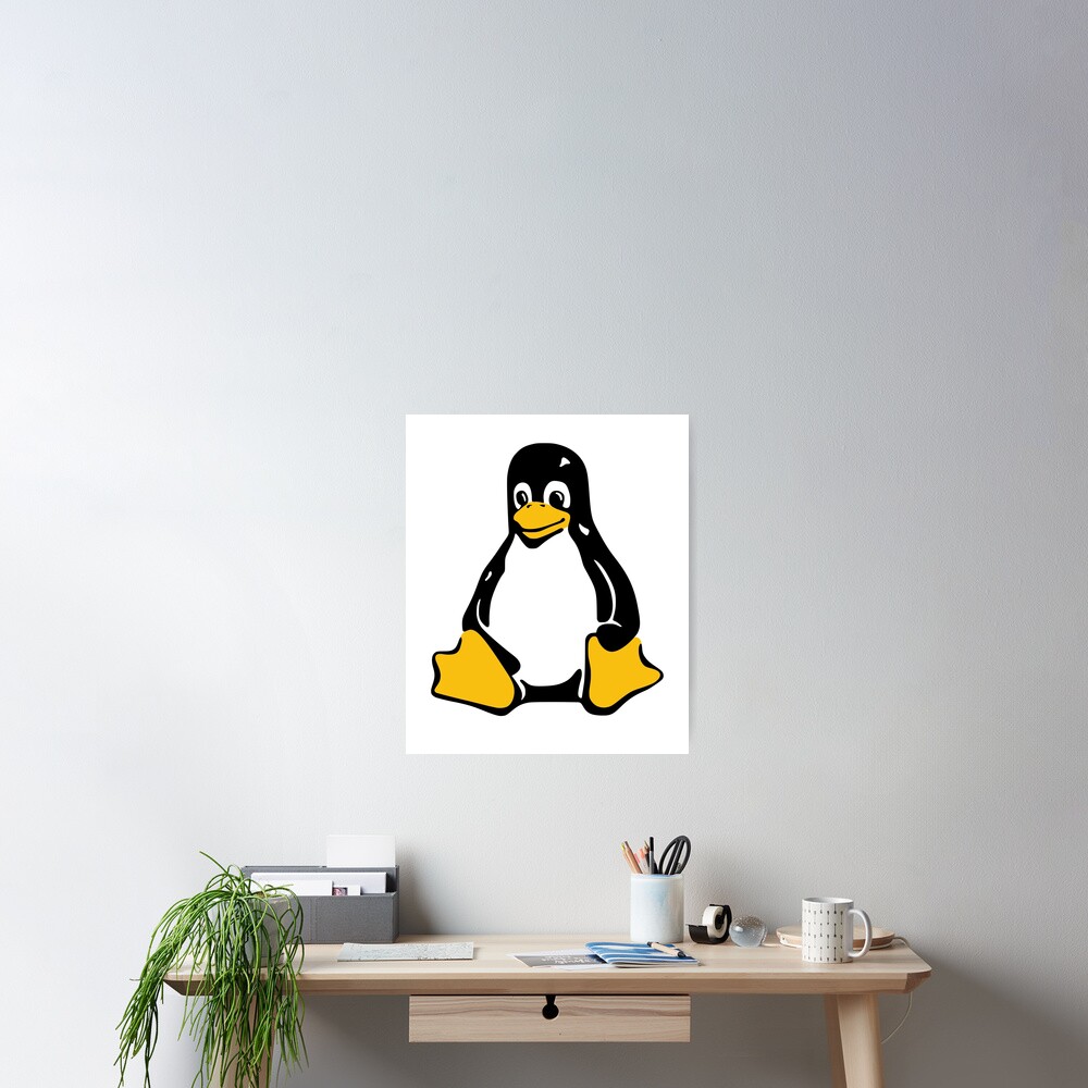 "Tux Mascot T-Shirt Penguin Linux Logo" Poster by rainwater11 | Redbubble