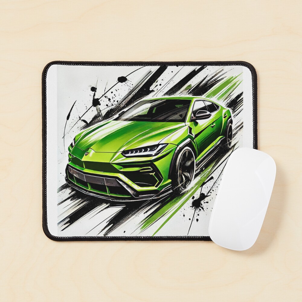 "Lamborghini Urus Fanart (Green)" Sticker for Sale by Peterson Designs ...
