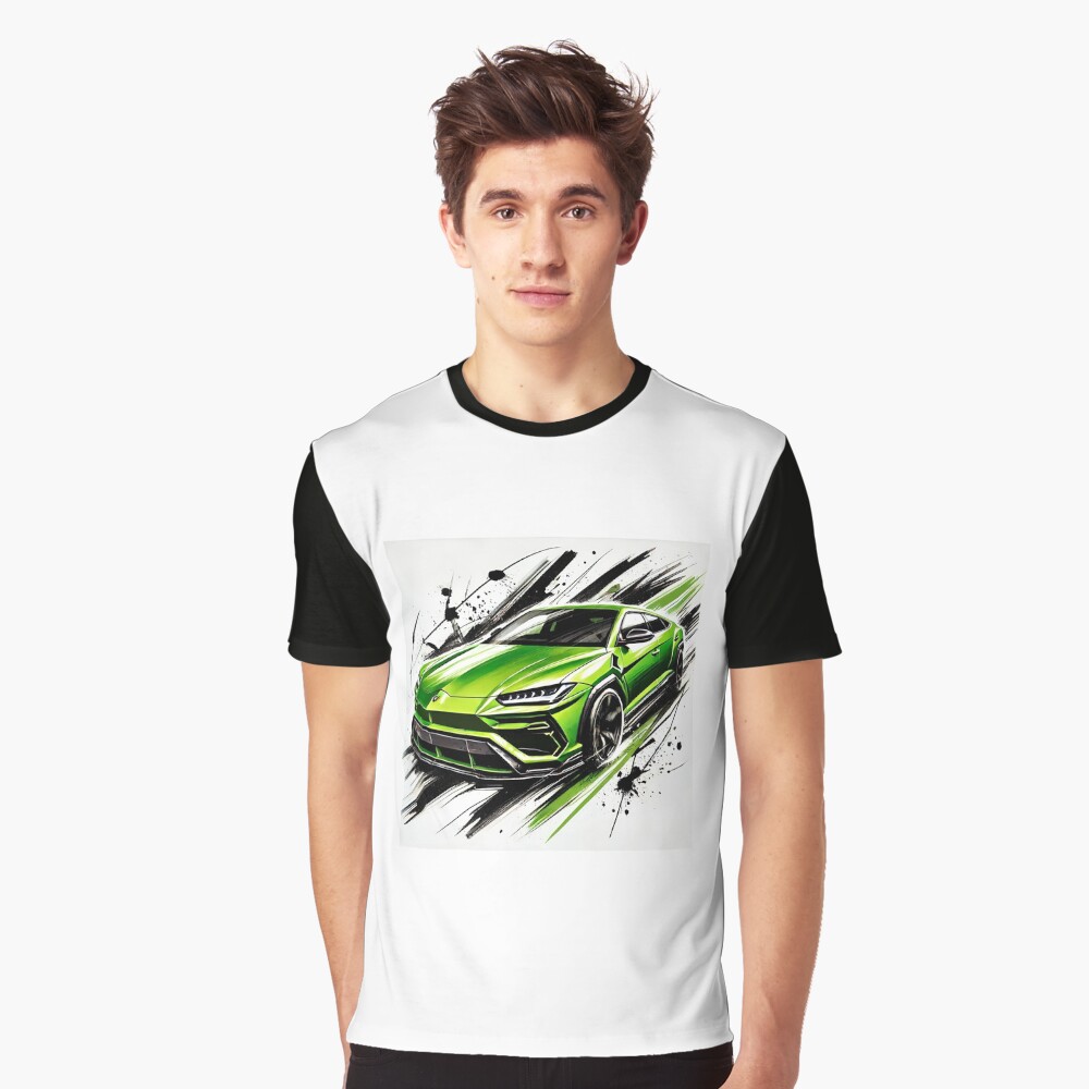 "Lamborghini Urus Fanart (Green)" Sticker for Sale by Peterson Designs ...