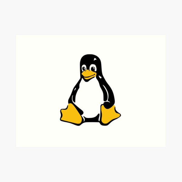 "Tux Mascot Hoodie Penguin Linux Logo" Art Print by rainwater11 | Redbubble