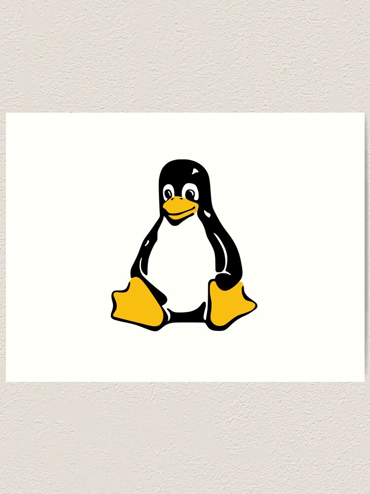 "Tux Mascot Hoodie Penguin Linux Logo" Art Print by rainwater11 | Redbubble