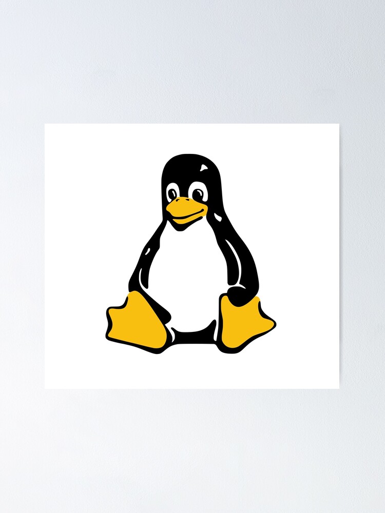 "Tux Mascot Hoodie Penguin Linux Logo" Poster by rainwater11 | Redbubble