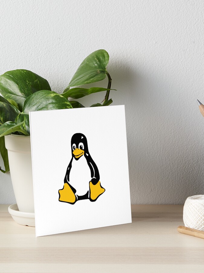 "Tux Mascot Hoodie Penguin Linux Logo" Art Board Print for Sale by ...