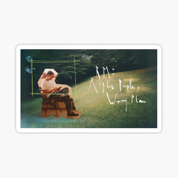 "RM from BTS (Namjoon), RPWP: Right Place, Wrong Person" Sticker for ...