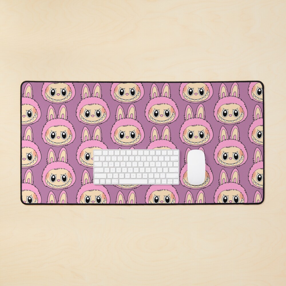 "labubu whole body and peeker design pink" Sticker for Sale by ...