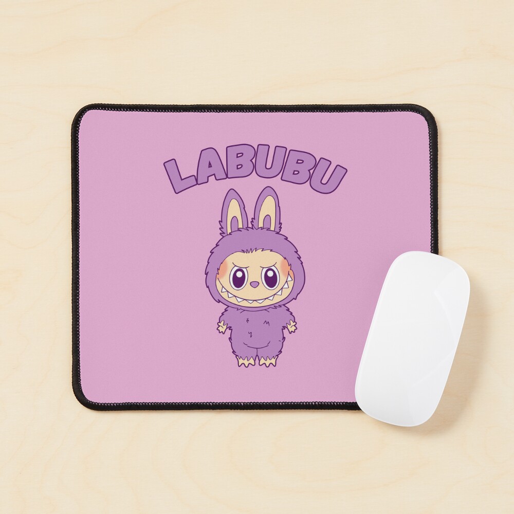 " labubu whole body and peeker design purple" Sticker for Sale by ...