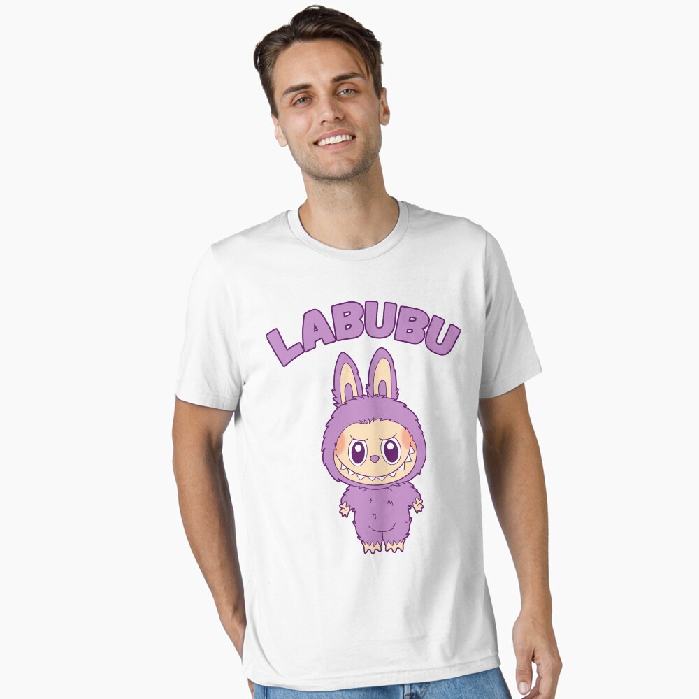 " labubu whole body and peeker design purple" Sticker for Sale by ...