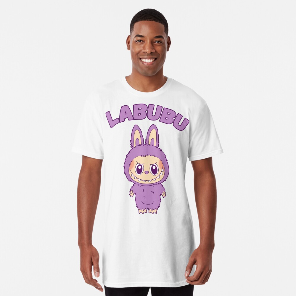 " labubu whole body and peeker design purple" Sticker for Sale by ...