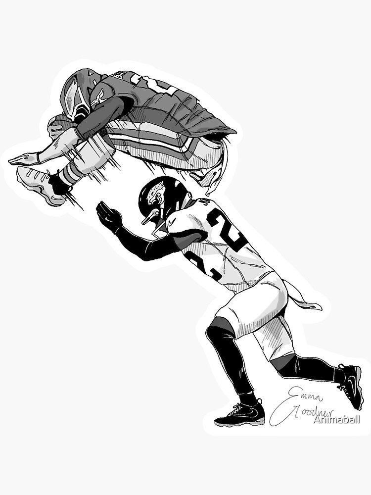 "Saquon'd" Sticker for Sale by Animaball | Redbubble