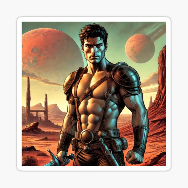 "Barsoom Legends: The Adventures of John Carter vol.3" Sticker for Sale ...