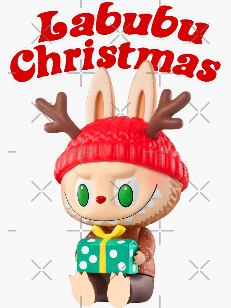 "Pop Mart Labubu Merry Christmas Noel 1 By Popmart" Sticker for Sale by ...