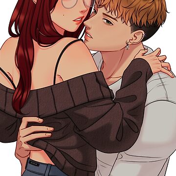 "Grey and Julianne | Match Made in Hell WEBTOON" Sticker for Sale by keitalia | Redbubble