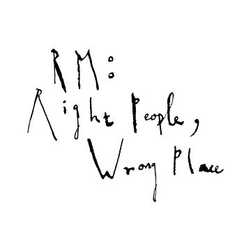"RM from BTS (Namjoon), RPWP: Right Place, Wrong Person" Sticker for ...
