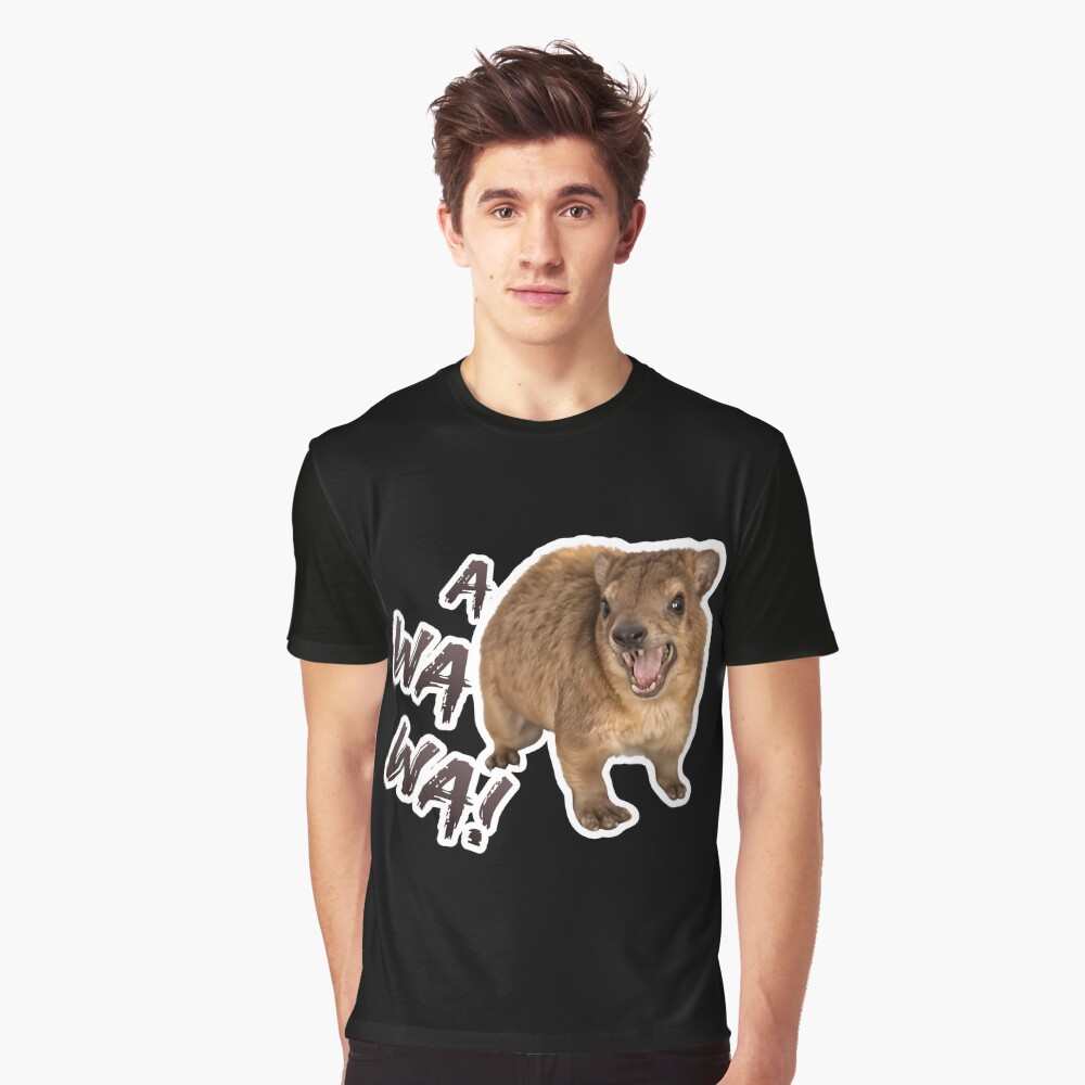 "Awawa! Angry Screaming Hyrax Meme - Cute & Funny" Sticker for Sale by ...