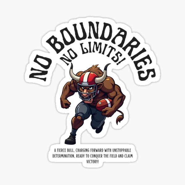 "Determined Bull Mascot" Sticker for Sale by ElectroExpress | Redbubble