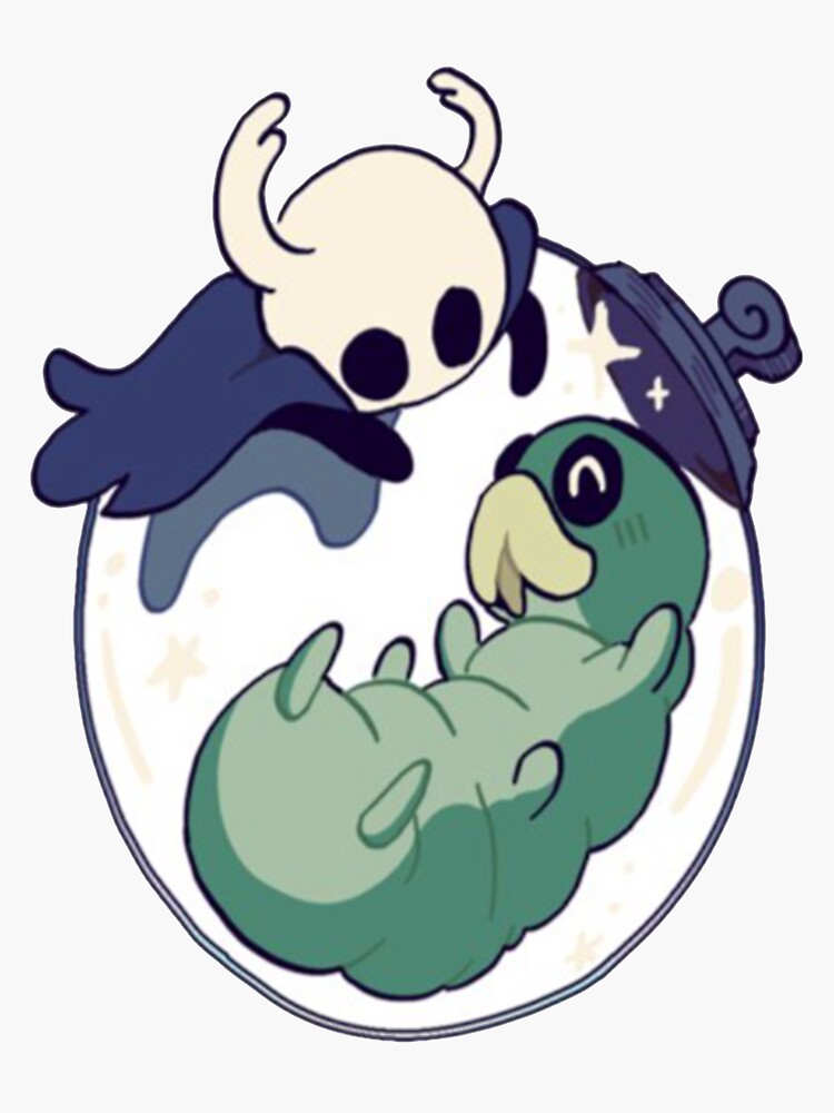 "Hollow Knight - Grub" Sticker for Sale by twee-teez | Redbubble