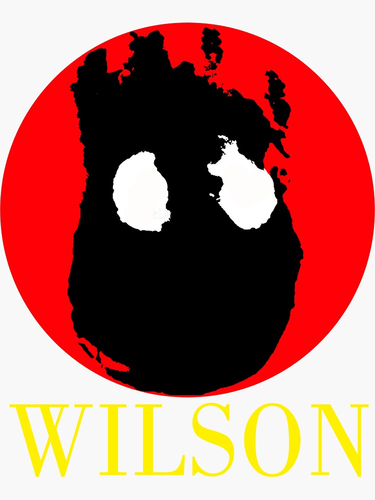 "Wilson" Sticker for Sale by Wreckingbol | Redbubble