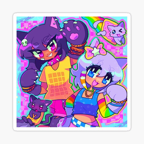 "Nyan cat" Sticker by InkyTrash- | Redbubble