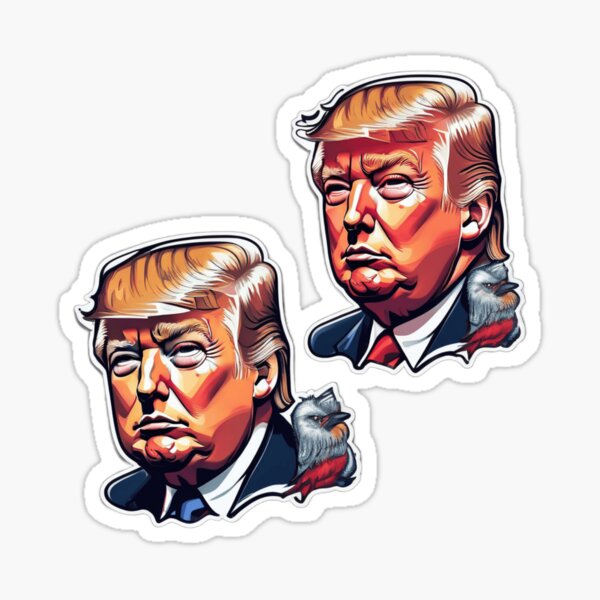 "Donald Trump" Sticker for Sale by DahGrind | Redbubble