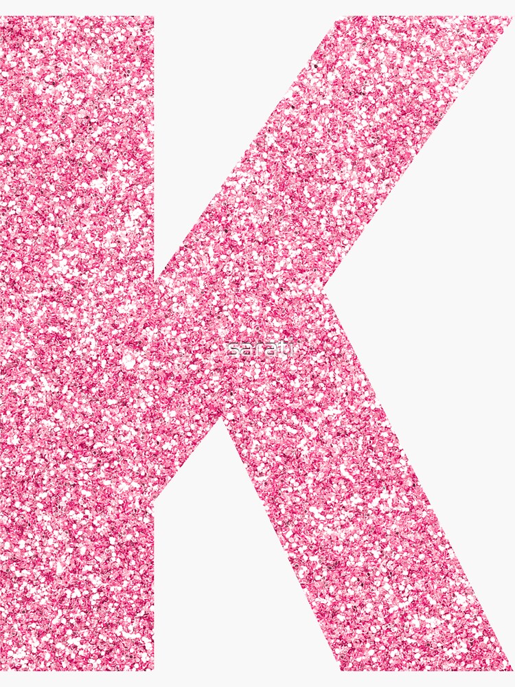 "Letter K" Sticker for Sale by sarati | Redbubble