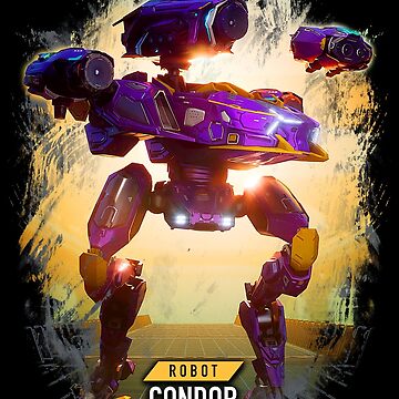"Robot Condor at War Zone" Sticker for Sale by HexOne | Redbubble