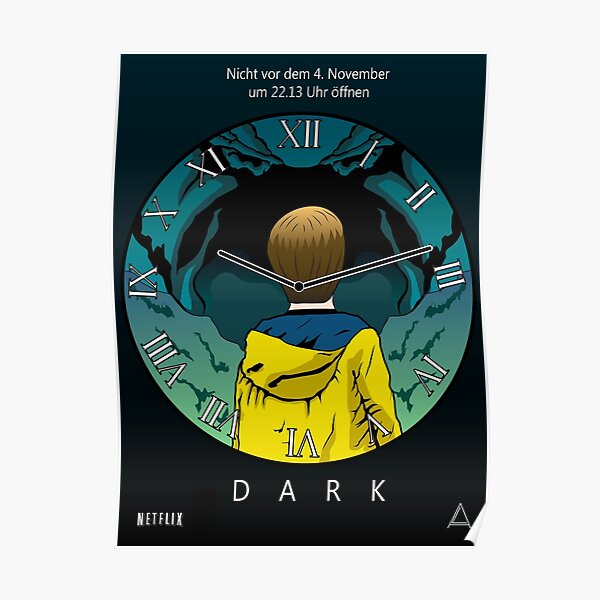 "Dark Netflix" Poster for Sale by athilart | Redbubble