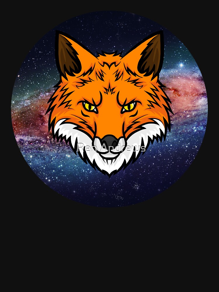 "SpaceFox " T-shirt by RensDigitalArt | Redbubble