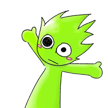 "sprunki lime" Sticker for Sale by Biscuitklanis | Redbubble