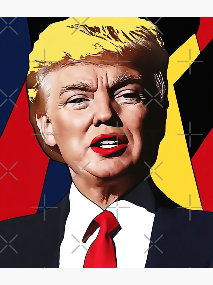 "Pop Art Donald Trump Make America Great Again Patriotic Design, MAGA ...