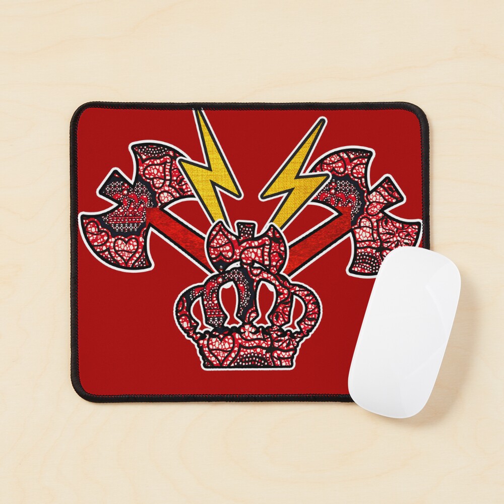 "Shango Sango Oshe Ax Crown" Sticker for Sale by artbyomega | Redbubble