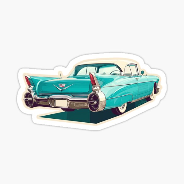 "Classic Cadillac vintage" Sticker for Sale by kahida | Redbubble