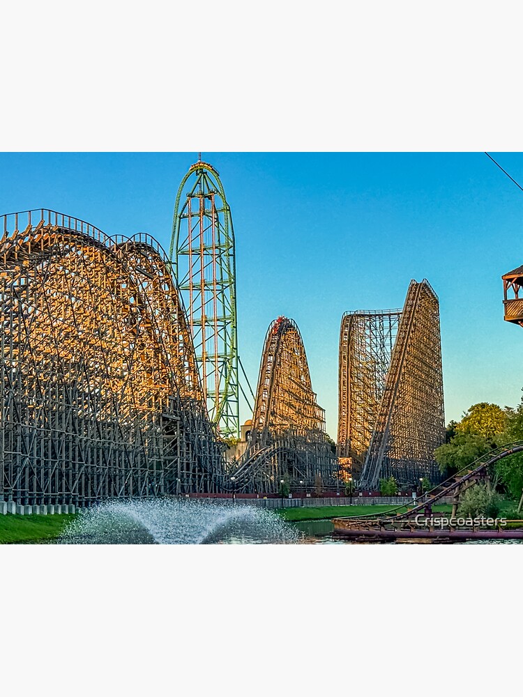 "El Toro & Kingda Ka" Sticker for Sale by Crispcoasters | Redbubble