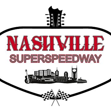 "Nashville Superspeedway track layout" Sticker for Sale by ...