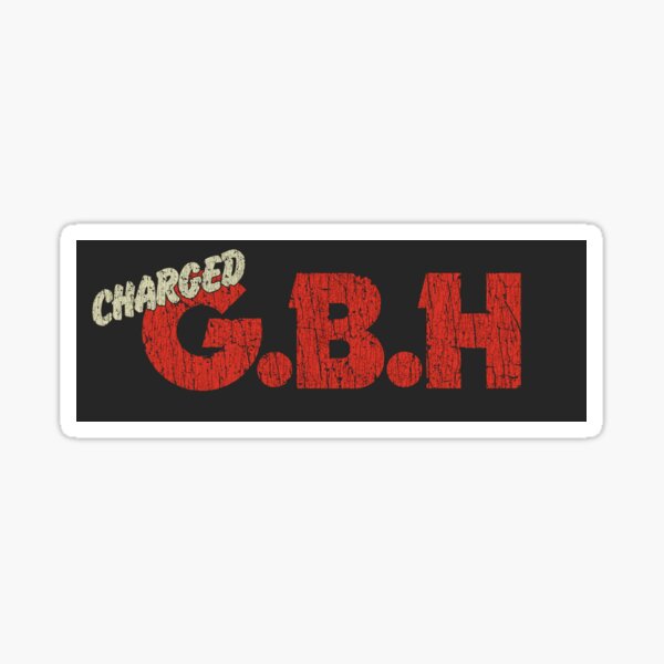 "Charged GBH 1978" Sticker for Sale by AstroZombie6669 | Redbubble