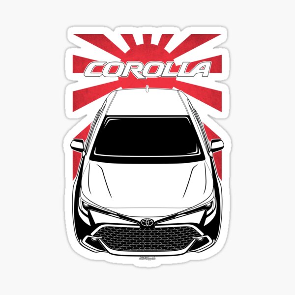 "Corolla 2023-2024" Sticker for Sale by EuroLegends | Redbubble