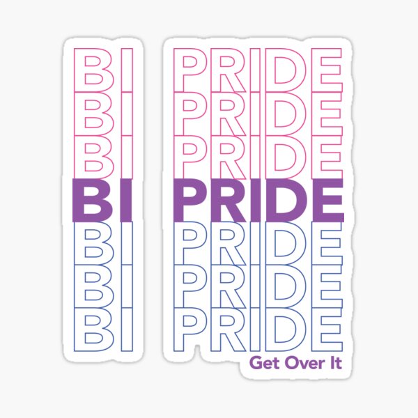 "Bi Pride" Sticker for Sale by BigBleuDesign | Redbubble