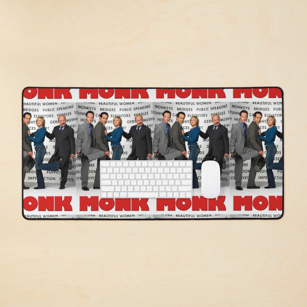 "Adrian Monk Natalie Teeger Randy Disher Leland Stottlemeyer" Poster ...