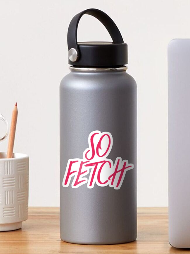 "So Fetch Script" Sticker for Sale by Creative Brat Design Studio ...
