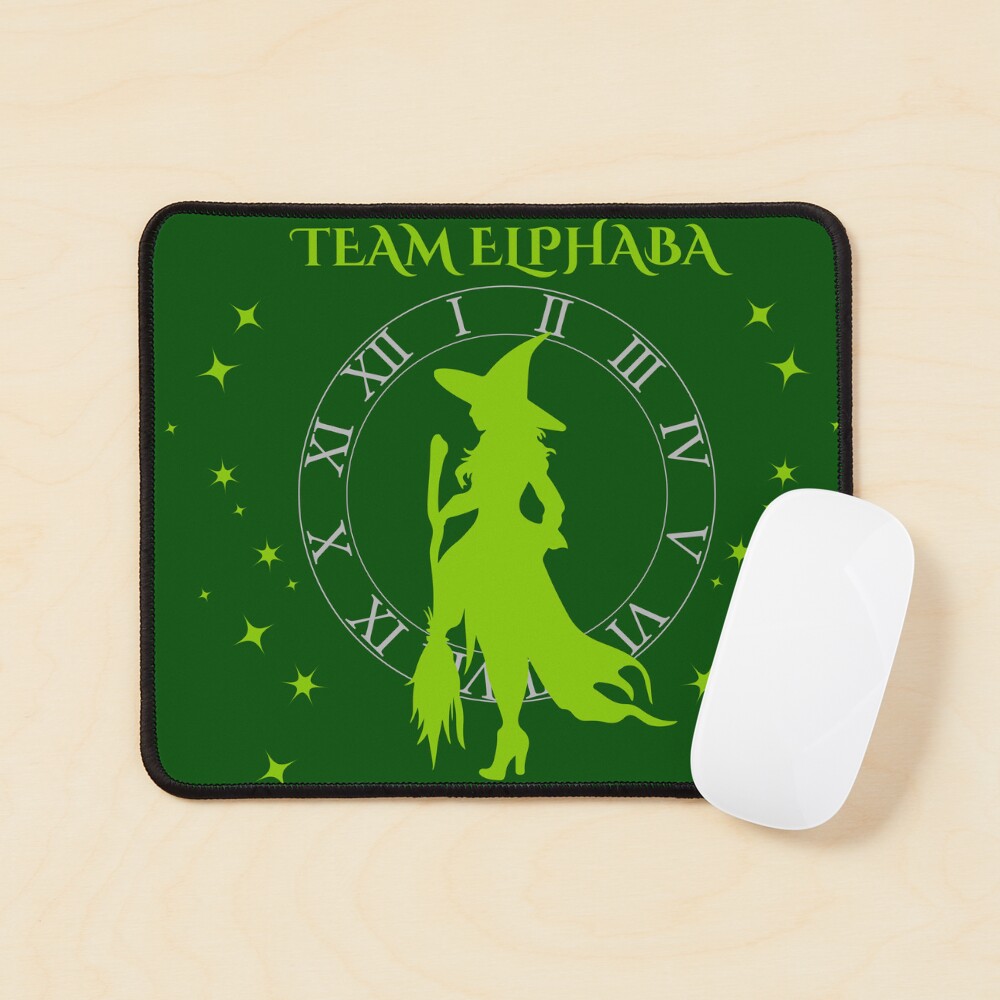 "Defying Gravity Wicked Team Elphaba Sparkles Background" Sticker for ...