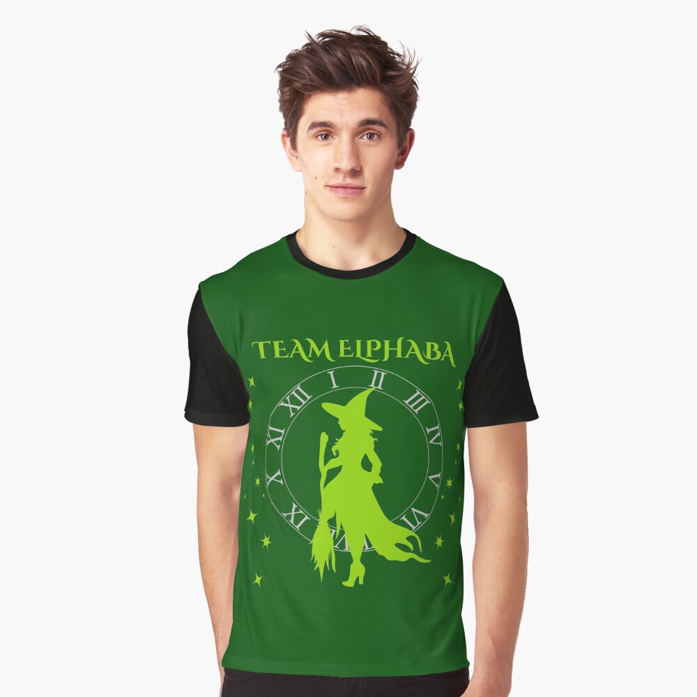 "Defying Gravity Wicked Team Elphaba Sparkles Background" Sticker for ...