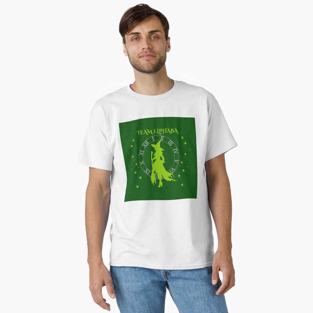 "Defying Gravity Wicked Team Elphaba Sparkles Background" Sticker for ...