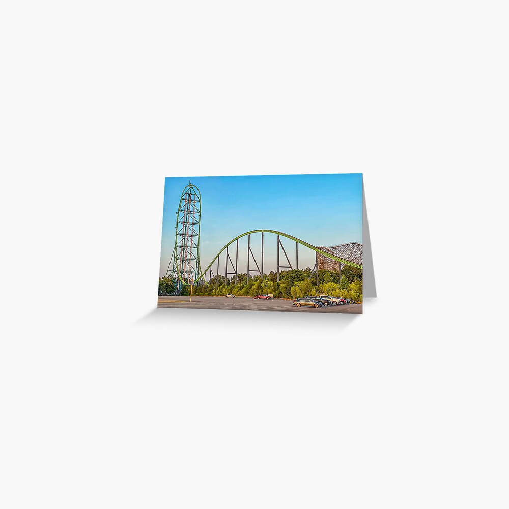 "Kingda Ka" Sticker for Sale by Crispcoasters | Redbubble