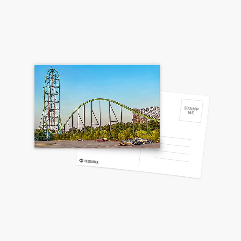 "Kingda Ka" Sticker for Sale by Crispcoasters | Redbubble