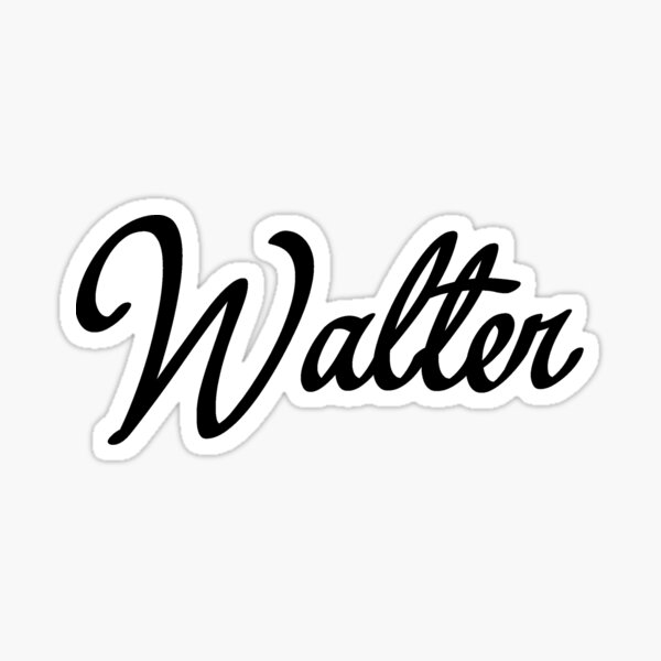 "Walter" Sticker by Shalomjoy | Redbubble