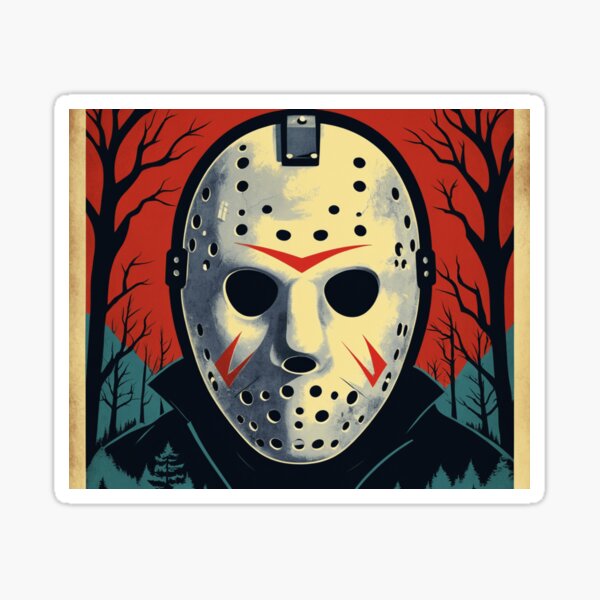"Friday the 13th - Jason" Sticker for Sale by Musacuz | Redbubble