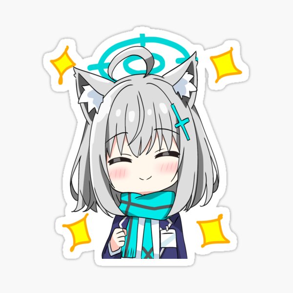 "Blue Archive | Sunaookami Shiroko" Sticker for Sale by Alysonwilsonrt ...